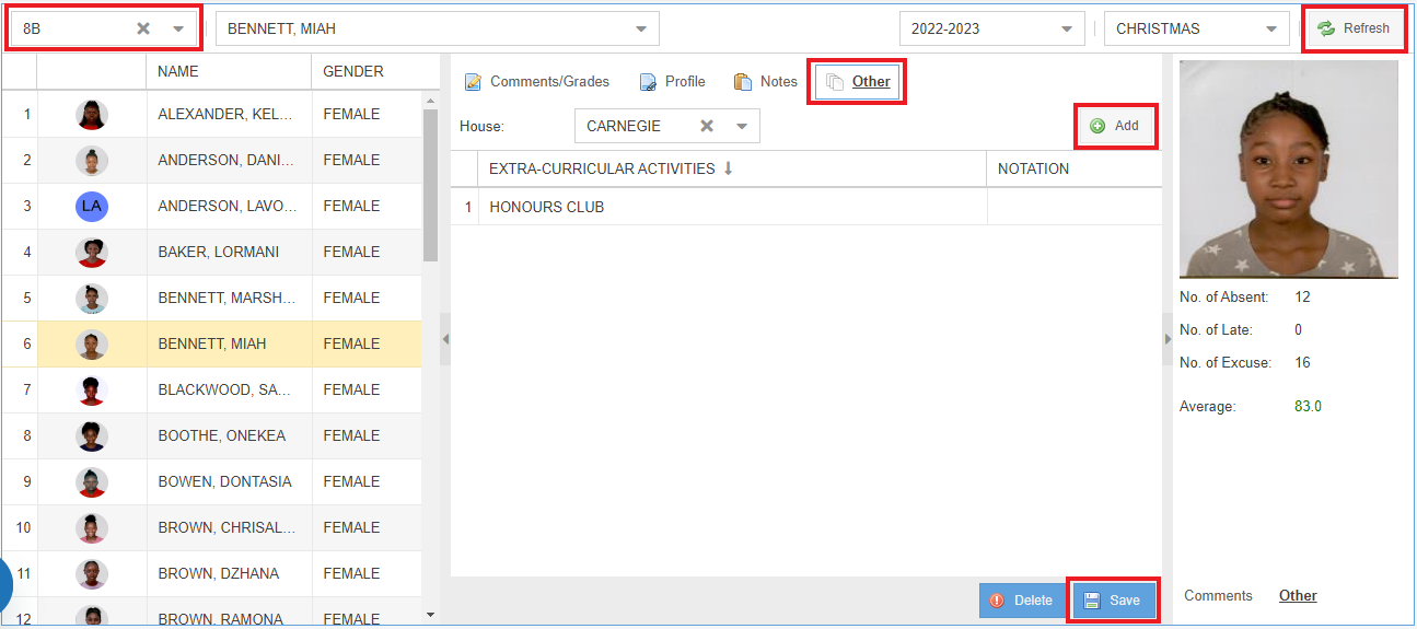 How to Assign Clubs, Extra-Curricular Activities, and Responsibilities to Student Profiles ...