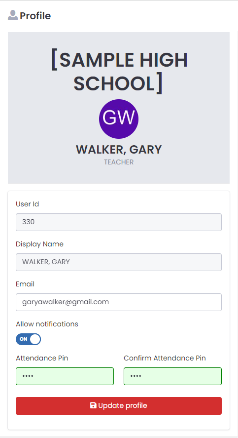 Getting Started Guide for Teachers: Using the Teacher Attendance Feature in the MySchool App ...